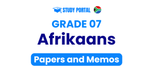 Grade 7 Afrikaans Exam Papers and Memos - Study Portal